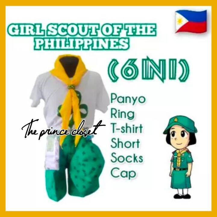 NEW COD GIRL SCOUT UNIFORM COMPLETE SET (6 in 1) TWINKLER STAR JUNIOR ...