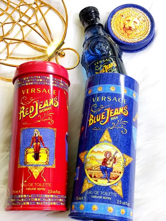 Versace BLUE AND RED JEANS ORIGINAL FROM US | Lazada PH