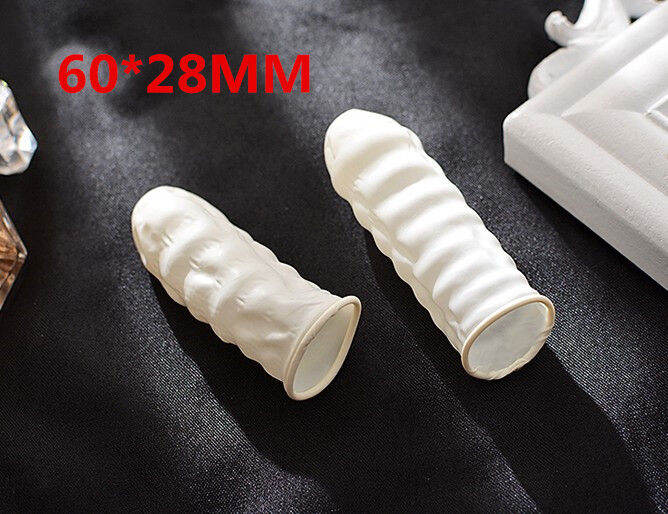 Finger Stall Disposable Latex Finger Cots Finger Stall Rubber Anti-Slip ...