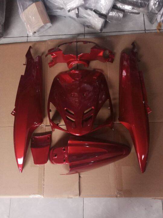 full body halus warna merah marun Yamaha Mio karbu lama Mio sporty Mio ...