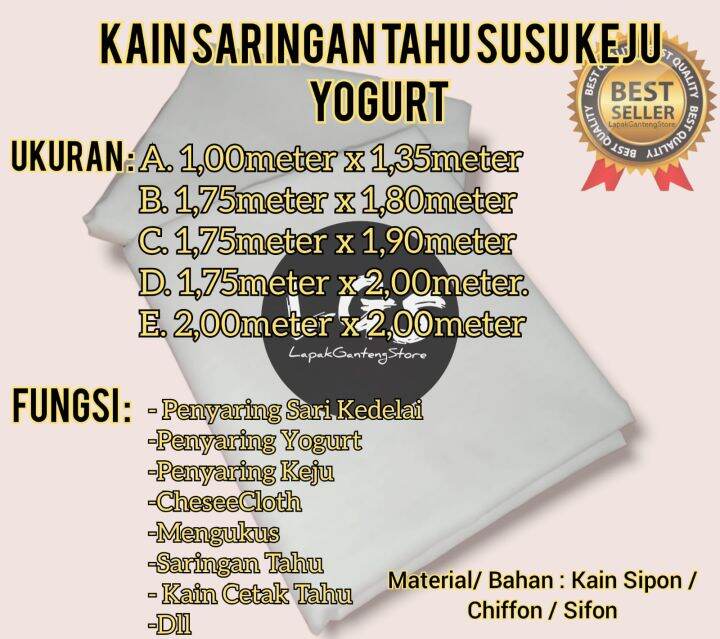 Kain saringan tahu Penyaring Kedelai Penyaringan Susu penyaringan Keju ...