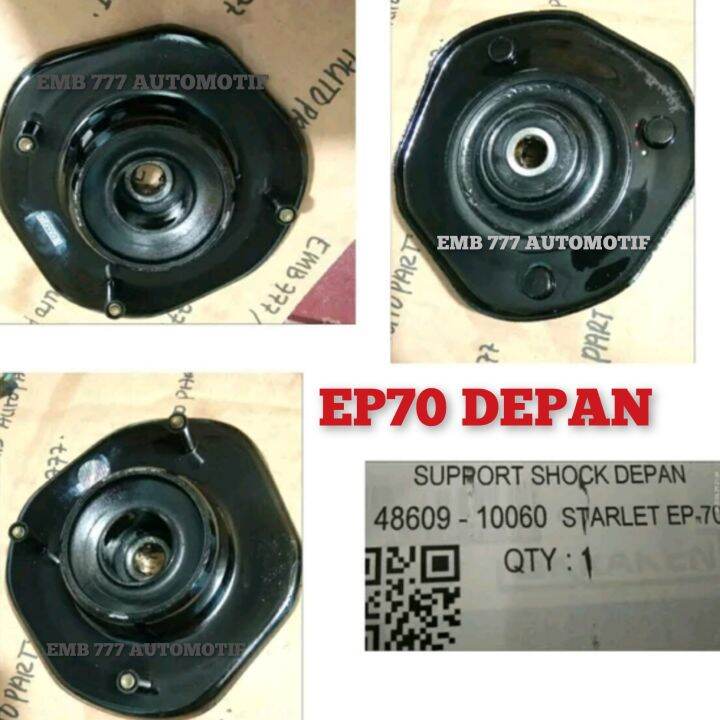 DUDUKAN SHOCKBREAKER / SUPPORT TOYOTA STARLET KOTAK EP70 DEPAN BELAKANG ...