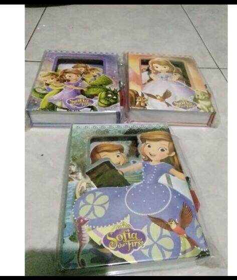 Buku diary kecil karakter SOFIA FIRST + kunci gembok | Lazada Indonesia