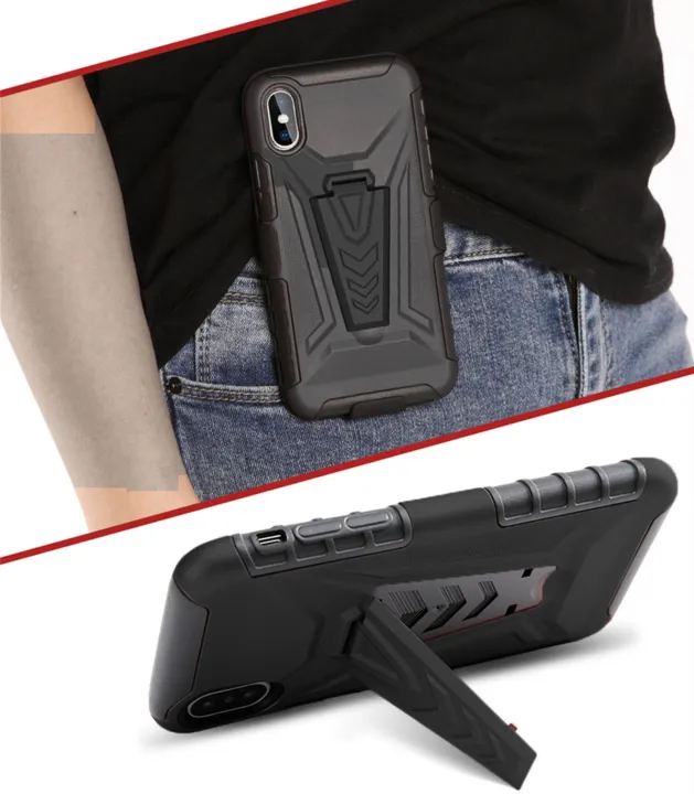 for Huawei P40 P30 P20 Pro lite Holster Case [Full-Body Rugged] Heavy ...
