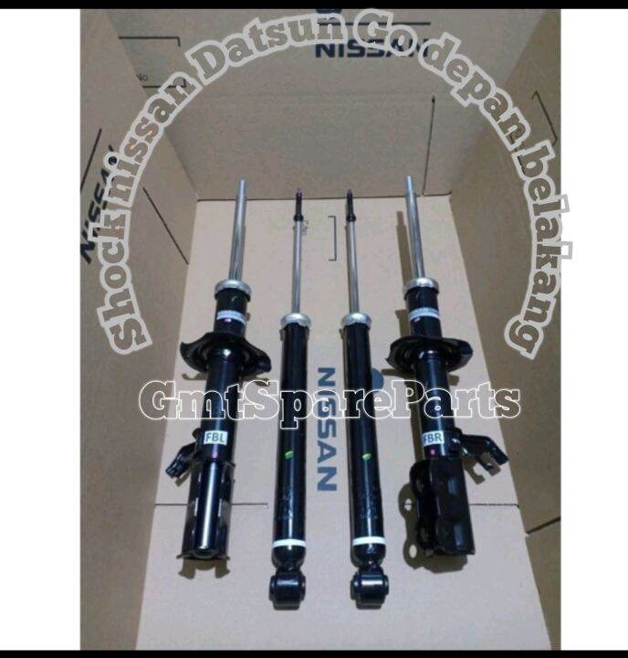 shockbreaker shock absorber nissan March / Datsun Go depan belakang ...