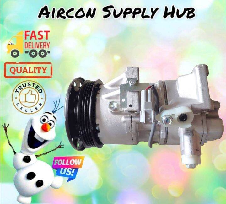 Toyota Vios 2010-2011 Clutchless Compressor Car Aircon Parts Supplies ...