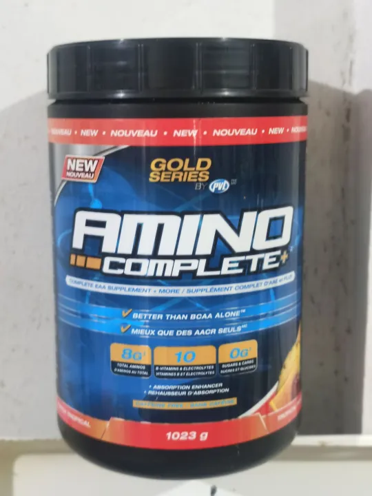 PvL Amino Complete+ 1023g powder amino acid bcaa gym fitness supplement ...