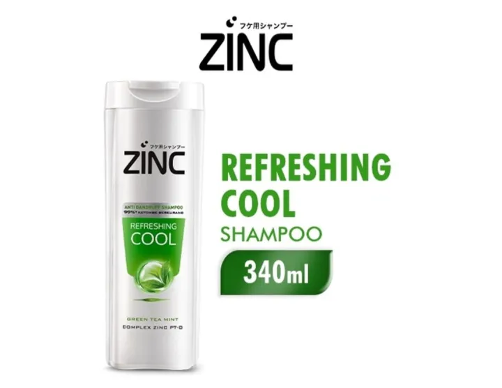 Zinc Shampoo Anti Ketombe Refreshing Cool 340mL | Lazada Indonesia