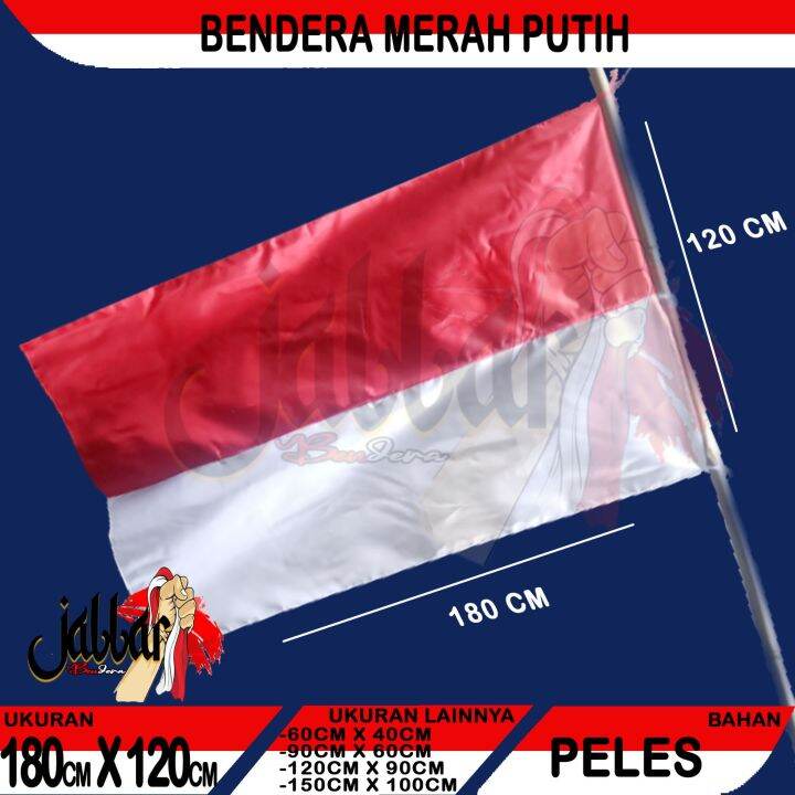 Bendera Merah Putih - 180Cm x 120Cm | Lazada Indonesia