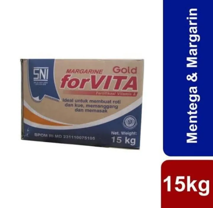 Forvita Mentega Margarine 200 gram (1 Dus Isi 15 KG) | Lazada Indonesia