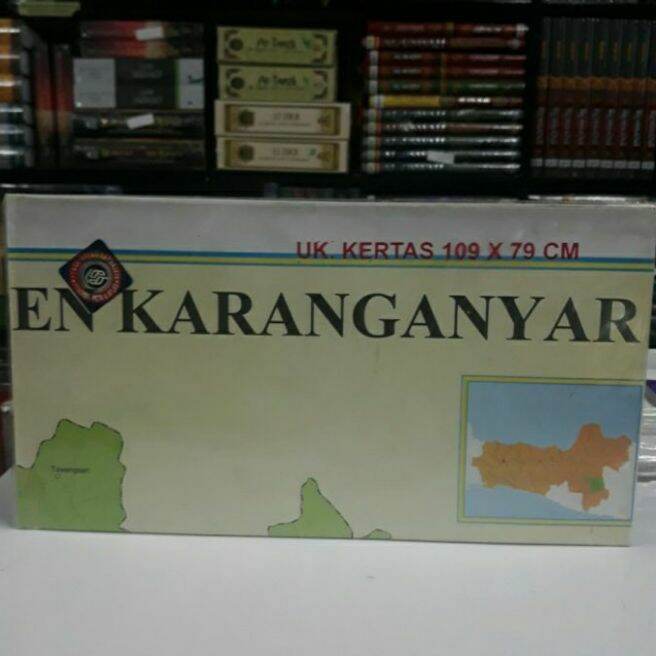 PETA KABUPATEN KARANGANYAR LIPAT | Lazada Indonesia