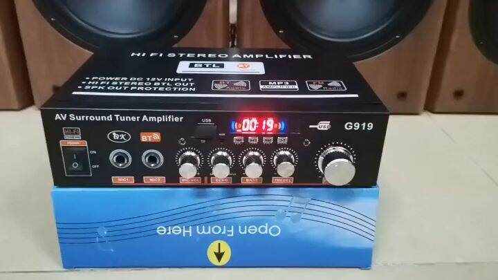 800W Mini Amplifier Original 110V-220V/12V Protable Amplifier Mini HiFi ...