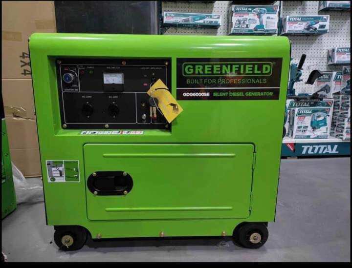 Greenfield Diesel Generator 6.6 KVA Silent 474CC | Lazada PH