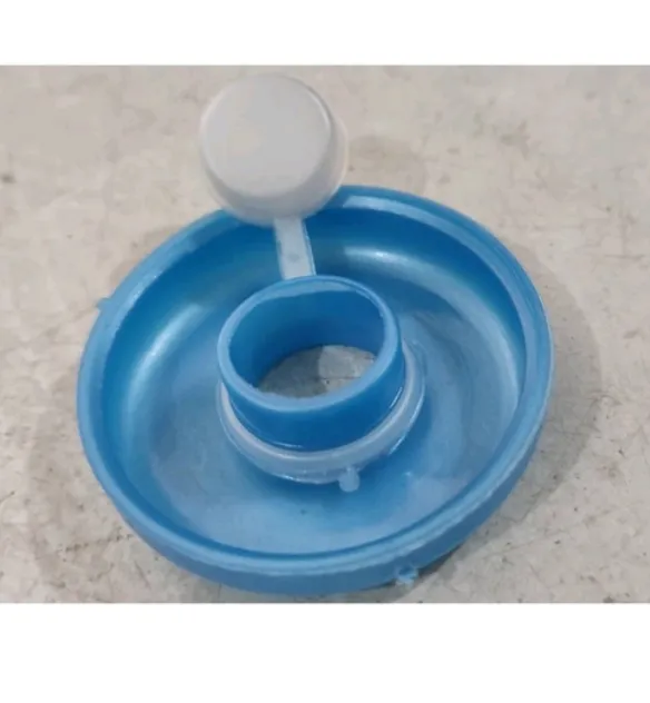 Non Spill Cap with Non Spill Plug, Cap for Round Container, Easy Refill ...