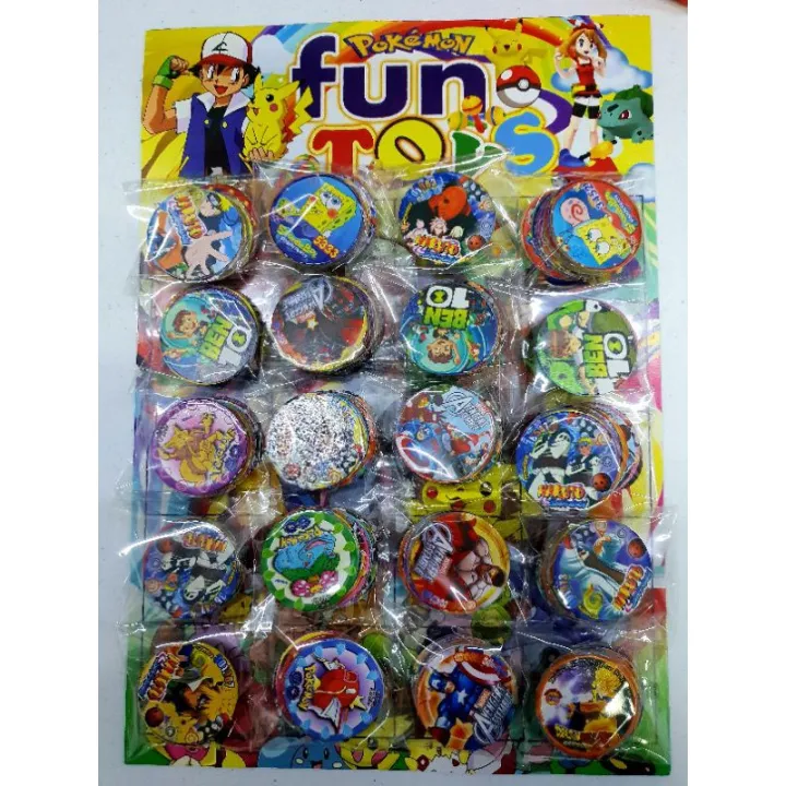 TOY POGS ‼️ 20pack per pad 15pcs pogs per Pack fun game for kids loot ...