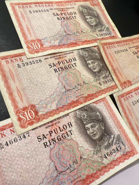 AJ STAR COLLECTION - 1967 1st series Rm10 Sa Puloh Ringgit old banknote | Lazada