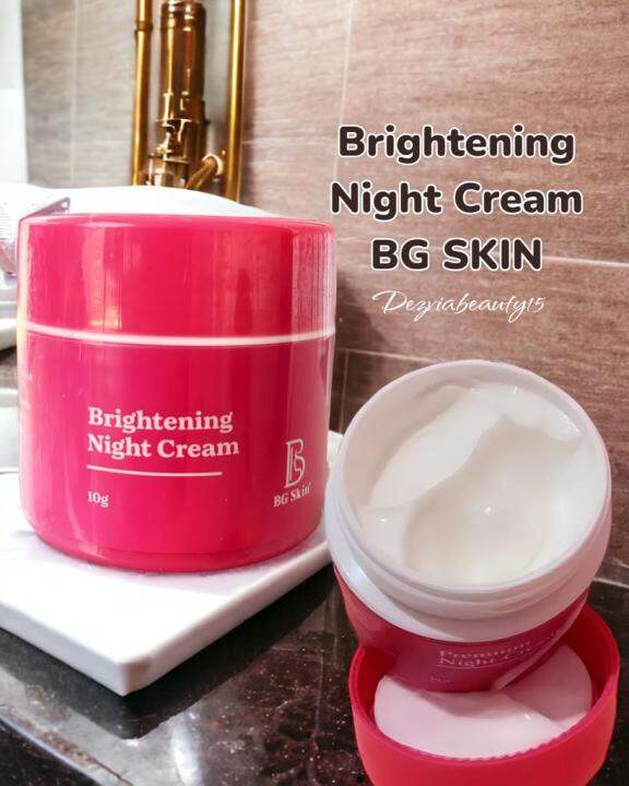 BRIGHTENING NIGHT CREAM BG SKIN | Lazada Indonesia