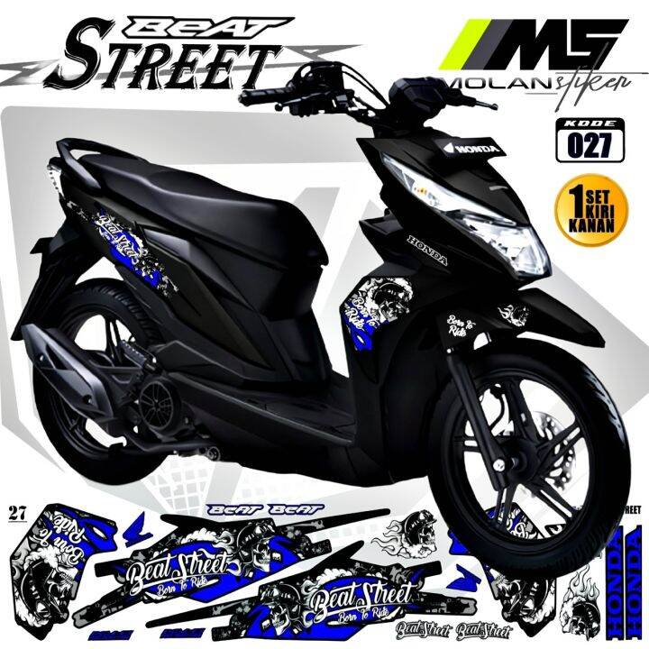 Decal Sticker Striping Variasi Beat Street 2016-2019 Beat Street Lama ...