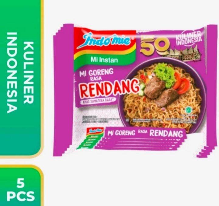 Indomie goreng rendang isi 5pcs | Lazada Indonesia