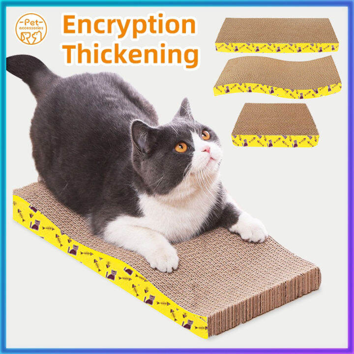 Cat Scratching Board kitten cat furniture scratcher free cat mint | Lazada PH