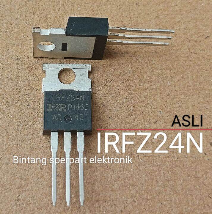 IRFZ24N ASLI MOSFET IRFZ24N ORIGINAL TRANSISTOR IRFZ24N MOSFET IRFZ 24N IRFZ 24 N IRFZ24 N ...