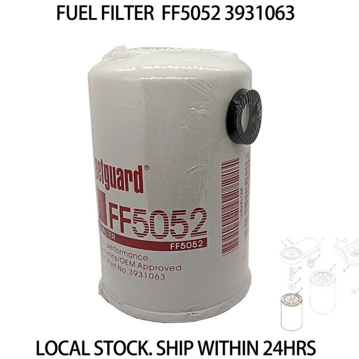 SPIN ON FUEL FILTER FF5052 CUMMINS 3931063 FOR GENERATOR | Lazada PH