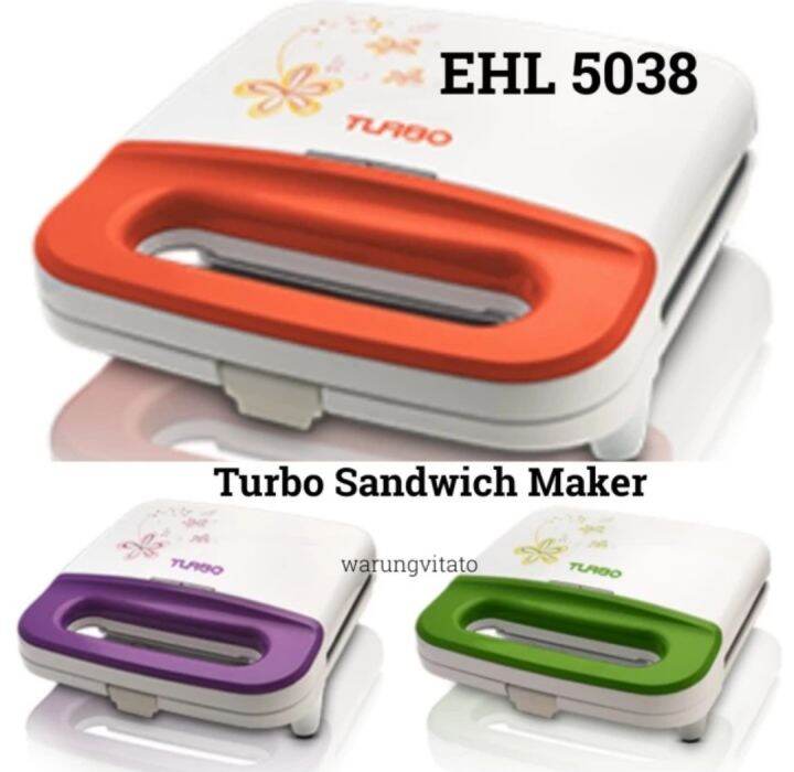 TURBO SANDWICH MAKER EHL5038 TOASTER ROTI PEMANGGANG | Lazada Indonesia