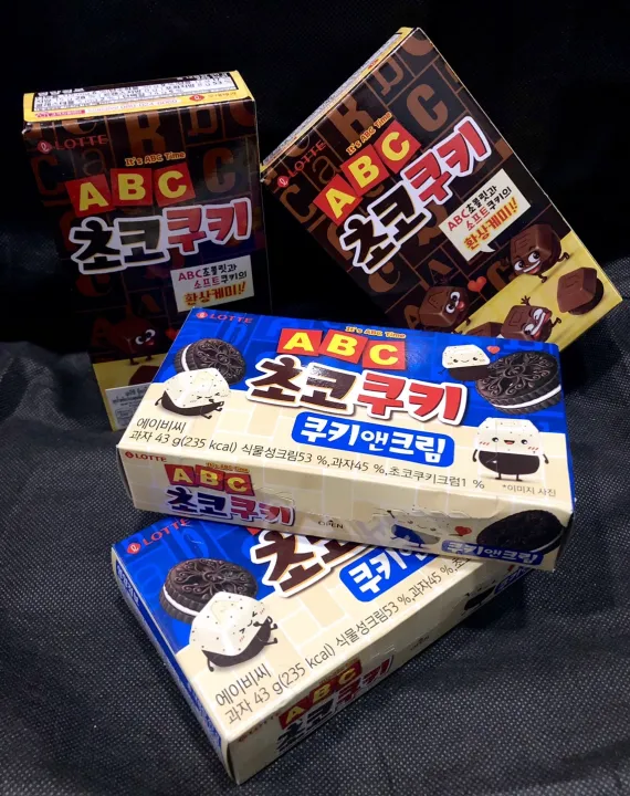 ABC COOKIE ขนมเกาหลี คุกกี้โอรีโอ้OREO CHOCO COOKIE | Lazada.co.th