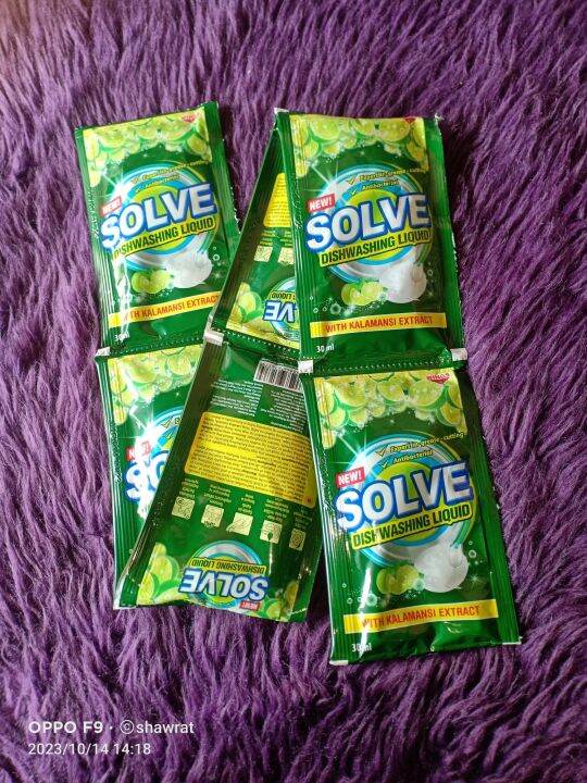 Sale!!50% off Solve dishwashing liquid 30ml (6pcs/1/2 dozen) for only ...