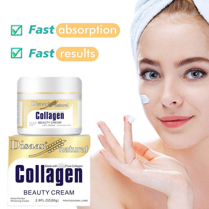 【Return to 18 years old】DISAAR Collagen Face Cream Whitening Melasma ...