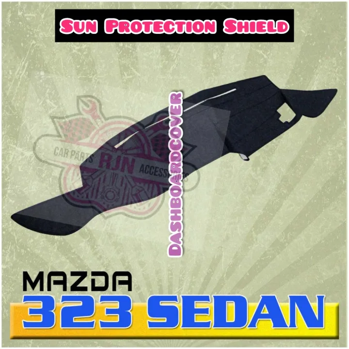 Dashboard cover Mazda 323 Sedan sun protection shield | Lazada PH