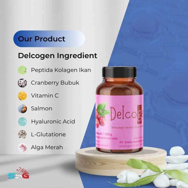 collagen Delcogen bubuk 100 gram | Lazada Indonesia