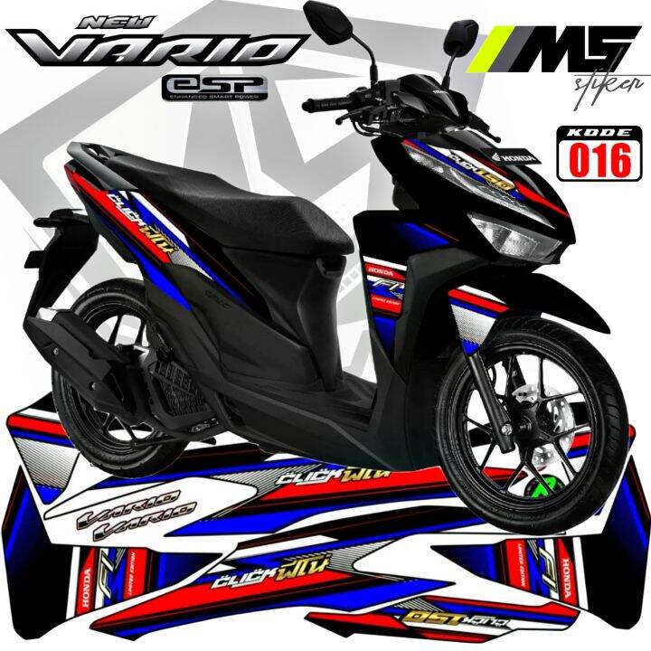 Decal Sticker Striping Variasi Vario 125 2019-2022 & Vario 150 2019 ...