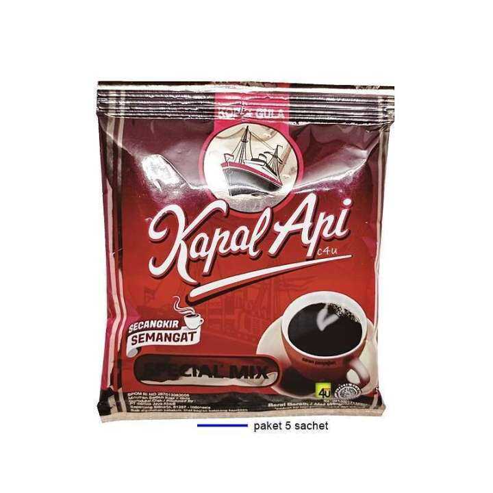 KOPI SUSU CAP KAPAL API-ISI 10 BUNGKUS/IMPORT DARI INDONESIA | Lazada