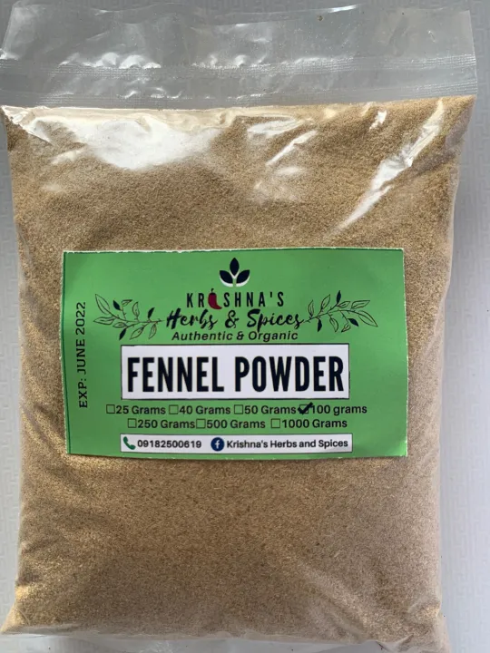 Fennel Powder 100 Grams | Lazada PH