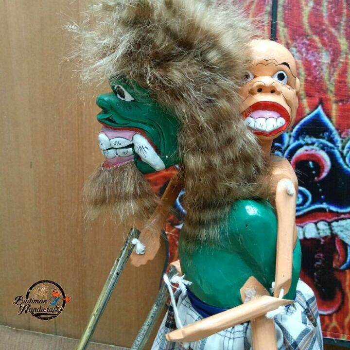Wayang Golek Buta Akod/Buta Gendong Kualitas Medium . uk. 60 cm ...