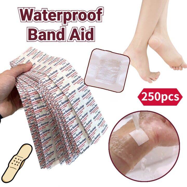 Waterproof Square Band Aid Transparent Bandage Non-woven PU Wound ...