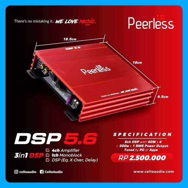 DSP-5.6 Peerless - Digital Signal Processor | Lazada Indonesia