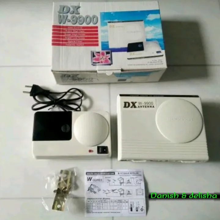 BOOSTER BUSTER BOSTER ANTENA DX-W9900 ASLI / PENGUAT SINYAL UHF VHF ...