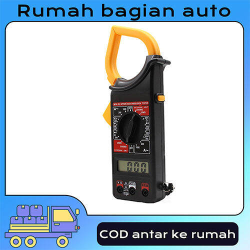 (Dalam stok, dikirim dari Jakarta)Multimeter Tang Ampere DT266 1000A Digital Clamp Meter Alat ...