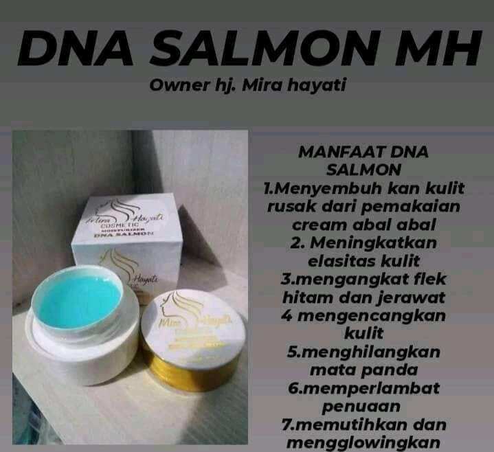 MOISTURIZER DNA SALMON MIRA HAYATI COSMETIC DIJAMIN BARANG ORIGINAL ...