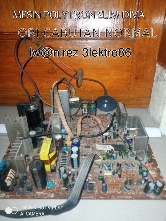 MESIN POLYTRON SLIM DIVA AMPLIFIER 21 IN CRT 6224 EW NORMAL SUDAH LULUS ...