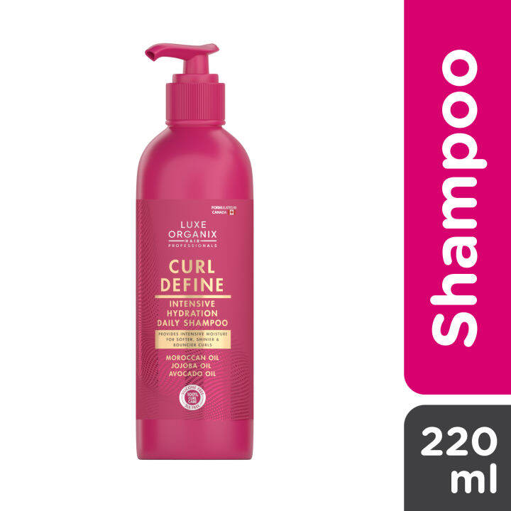 Luxe Organix Curl Define Intensive Hydration Daily Shampoos 220ml ...