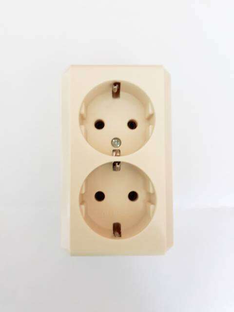 Broco Double Stop Kontak Arde Outbow / OB 2 stopkontak Broco / Broco 2 ...