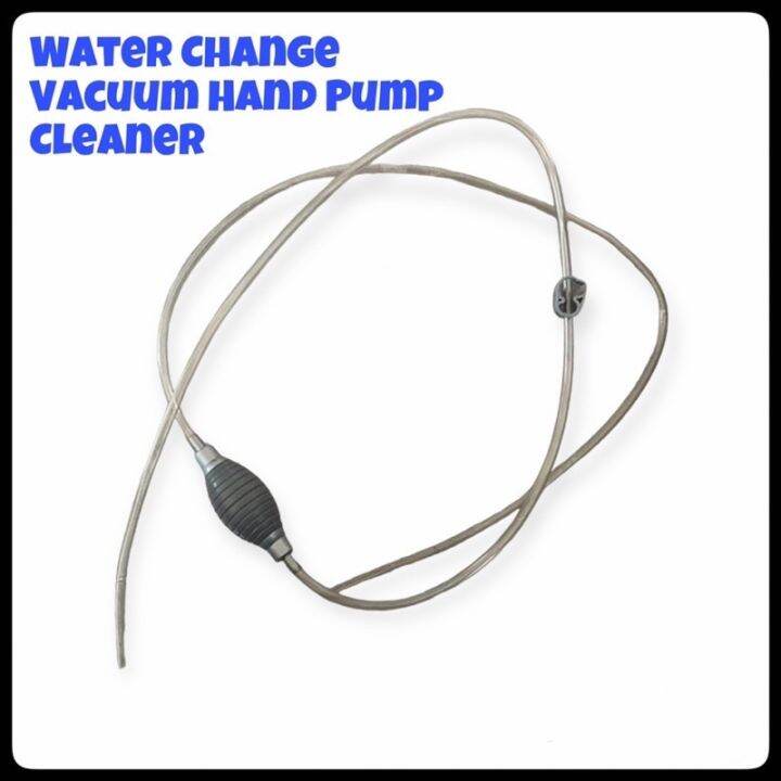 Aquarium Hand Pump Water Changer Vacuum Syphon Cleaner Cleaning Hand ...