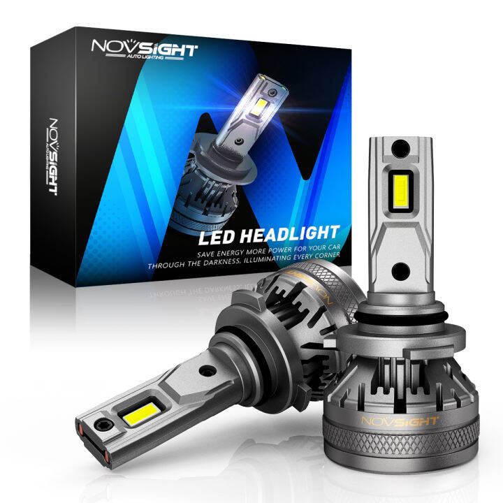 Novsight N37 9005 HB3 LED Headlight Bulb Kit 120W 22000LM 6500K Super ...