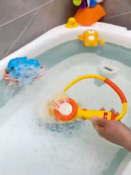 Baby water spray toy Children's bathing and play with water toy set ...