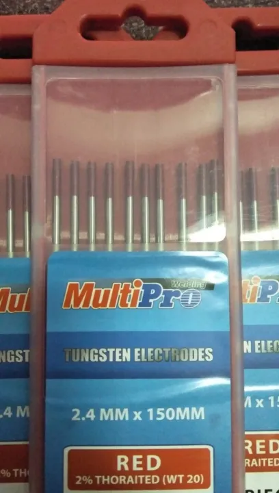 Kawat Las Tungsten 2,4mm Multipro Red Merah Tig Argon Stainless ...