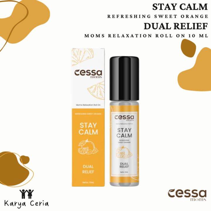 Cessa Moms Kuning Stay Calm Bebas Pening Relaxation Roll on Ibu Bunda ...