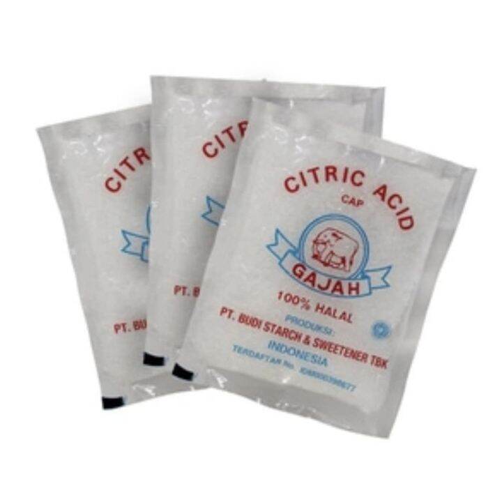 CITRIC ACID Cap Gajah Sachet 50 gram | Lazada Indonesia